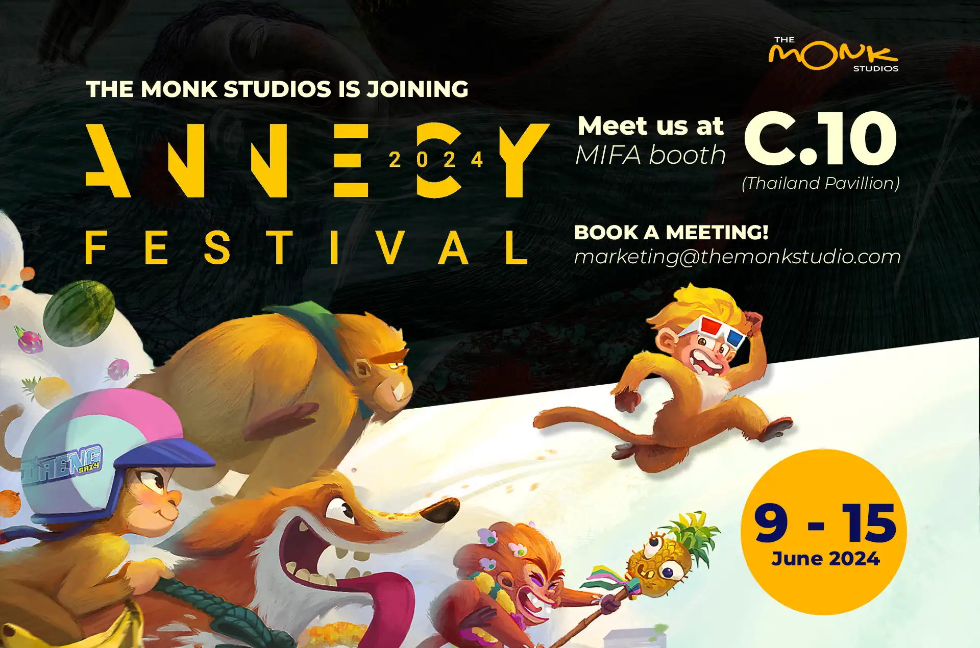 The Monk Studios is heading to Annecy Festival 2024! – The Monk Studio